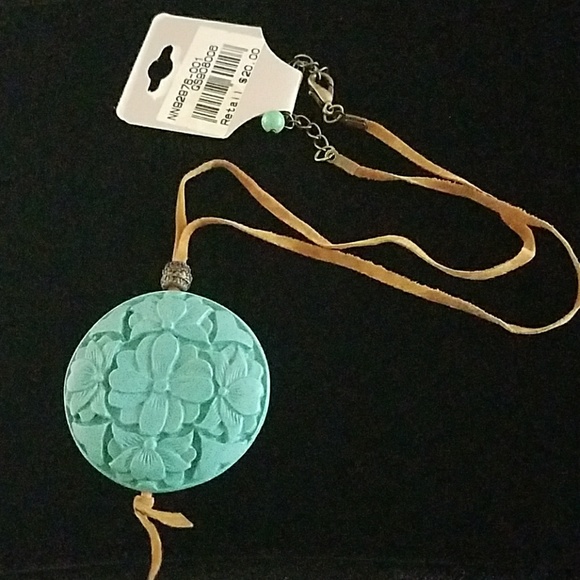 Golden Stella | Jewelry | Nwt Golden Stella Ornate Teal Necklace | Poshmark